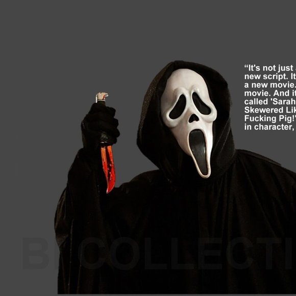 Wall Decor | Screams Ghostface Its Not Just A New Script Quote Photo ...